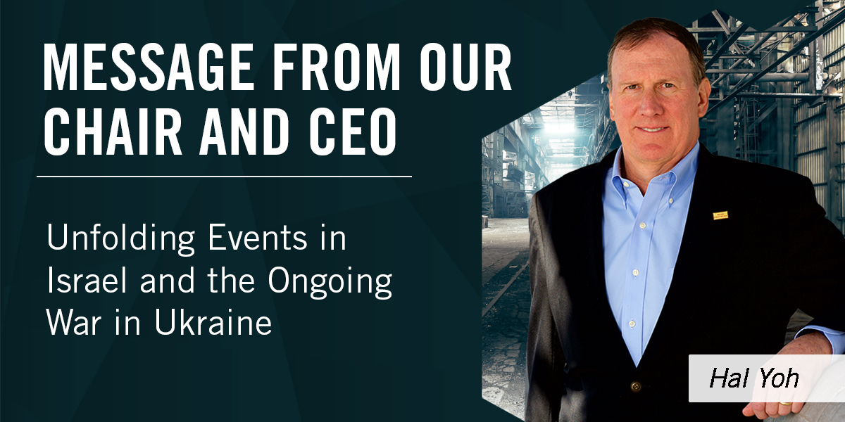 Unfolding Events in Israel and the Ongoing War in Ukraine