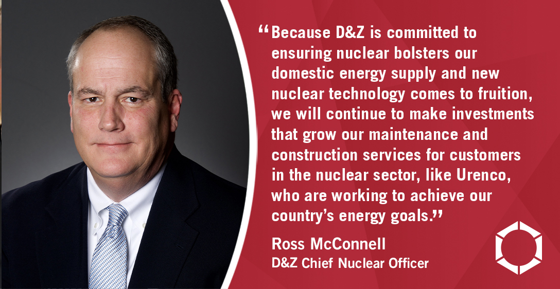 Day & Zimmermann Awarded $12.5 Million Maintenance Contract with Urenco USA